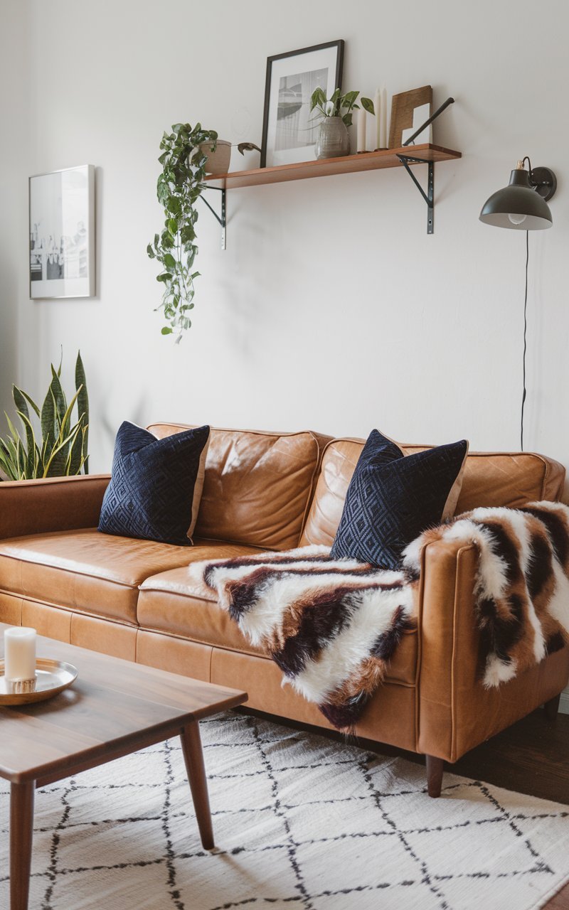 Ready for a Living Room Glow-Up? These 97 Tan Leather Couch Ideas ...