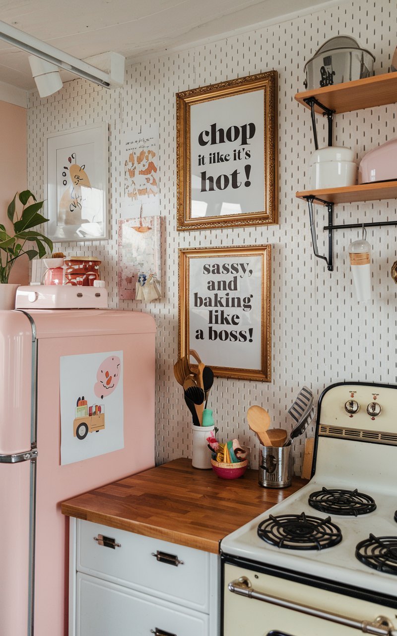 67 Girly Kitchen Ideas That Will Make You Feel Like a Pinterest Queen ...