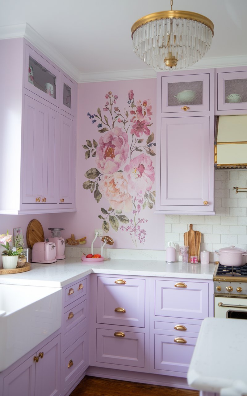 67 Girly Kitchen Ideas That Will Make You Feel Like a Pinterest Queen ...