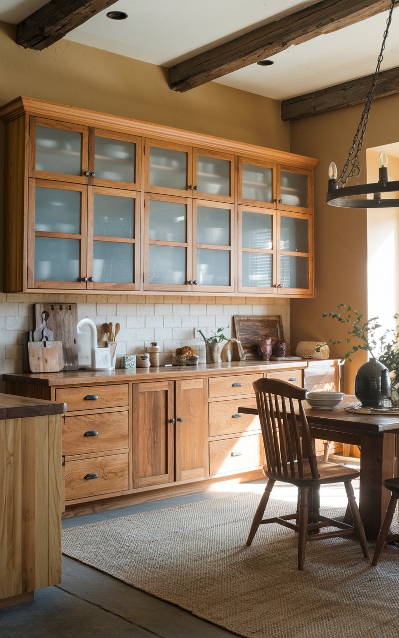 47 Ways to Style Natural Hickory Kitchen Cabinets Like a Pro – A SERENE ...