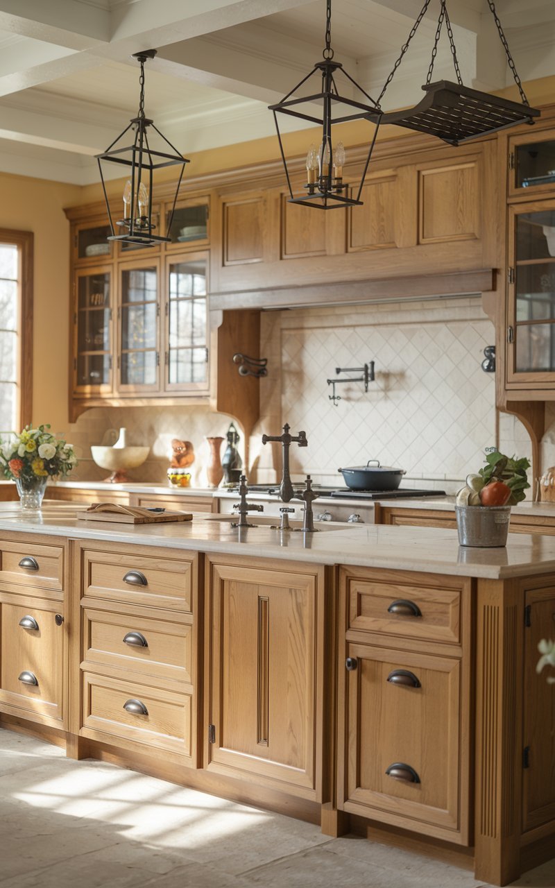 47 Ways to Style Natural Hickory Kitchen Cabinets Like a Pro – A SERENE ...