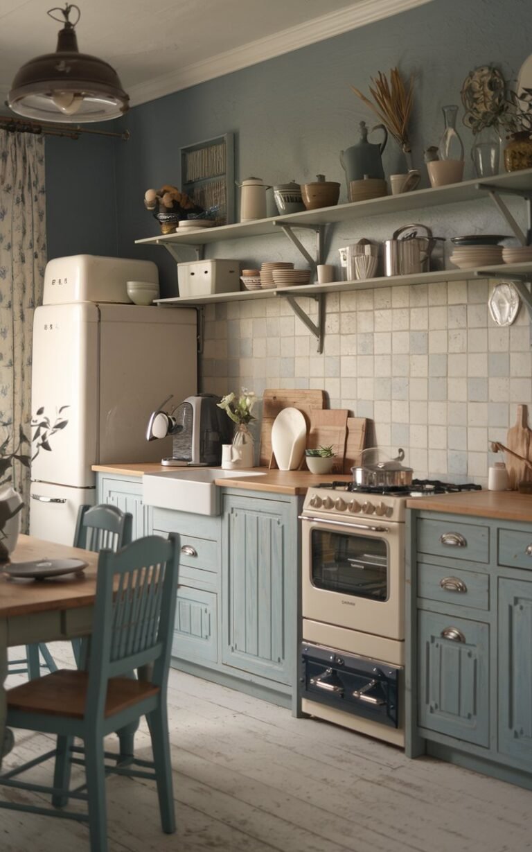 67 Vintage Farmhouse Kitchen Ideas That Will Take You Back in Time… in ...