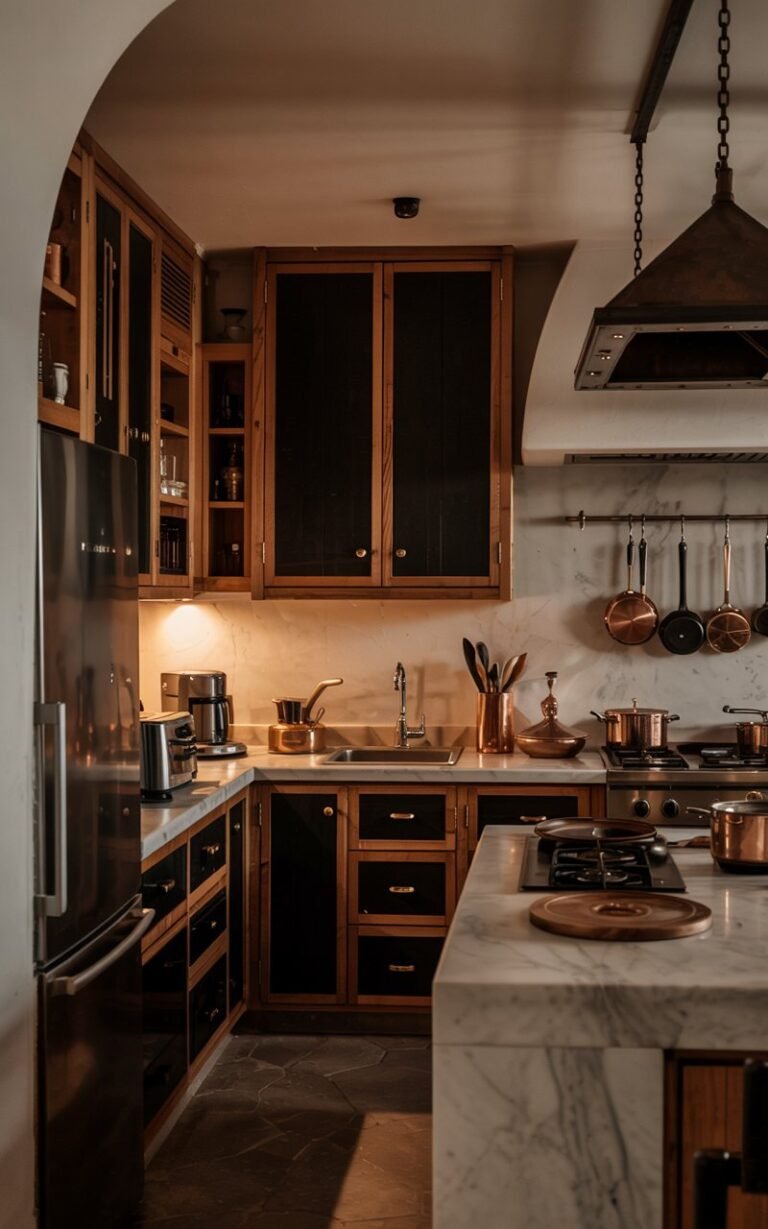 67 Stunning Ways to Style Black and Wood Kitchen Cabinets—The Perfect ...