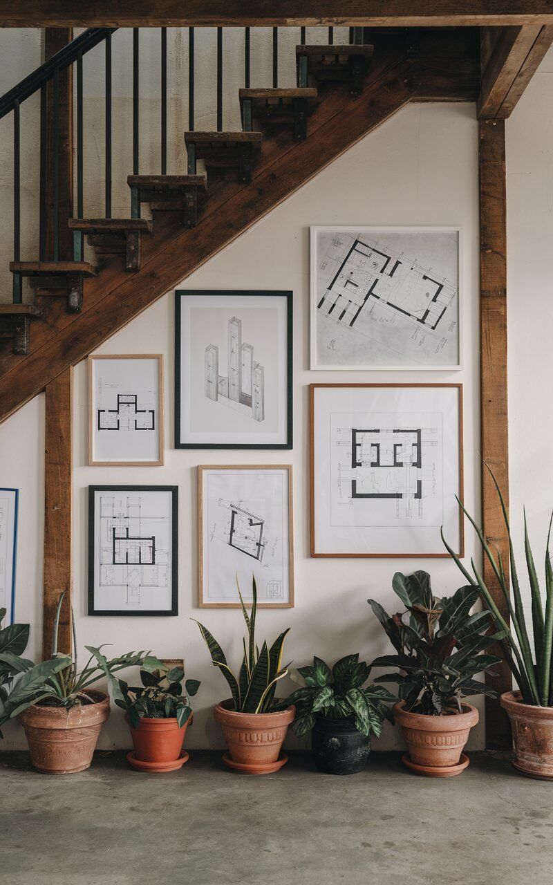 23 Staircase Wall Decor Ideas That Turn an Overlooked Space Into a ...